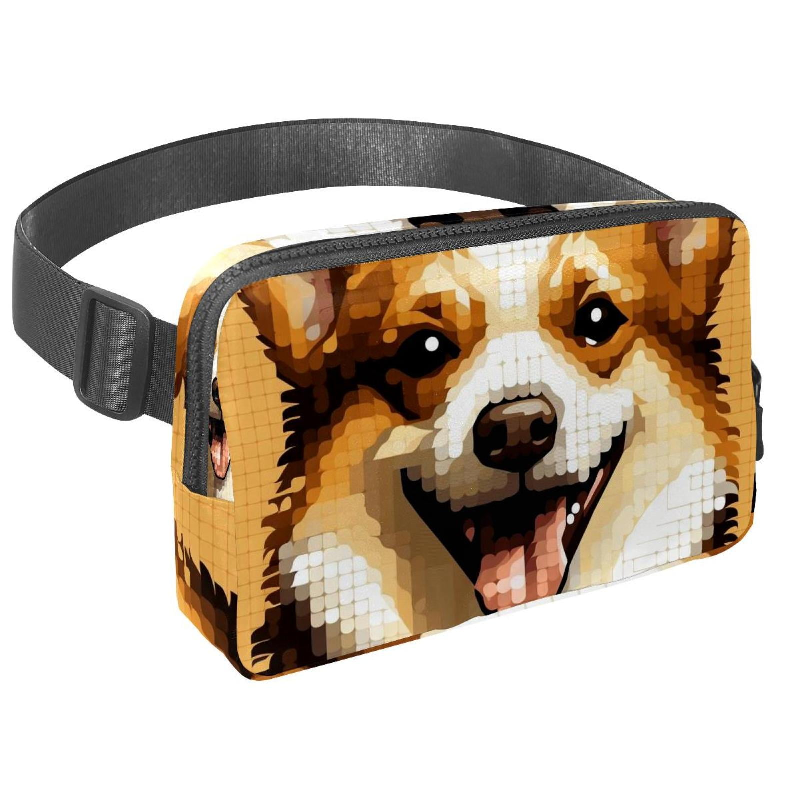 Pixel dog Adjustable Lightweight Waist Packs Fanny Packs Money Belt ...