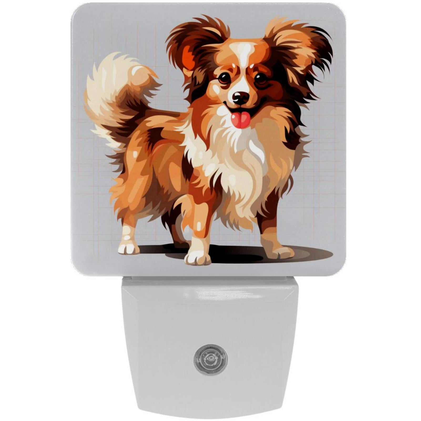 Pixel dog LED Square Night Lights - Energy Efficient Plug-in Wall Lamp ...