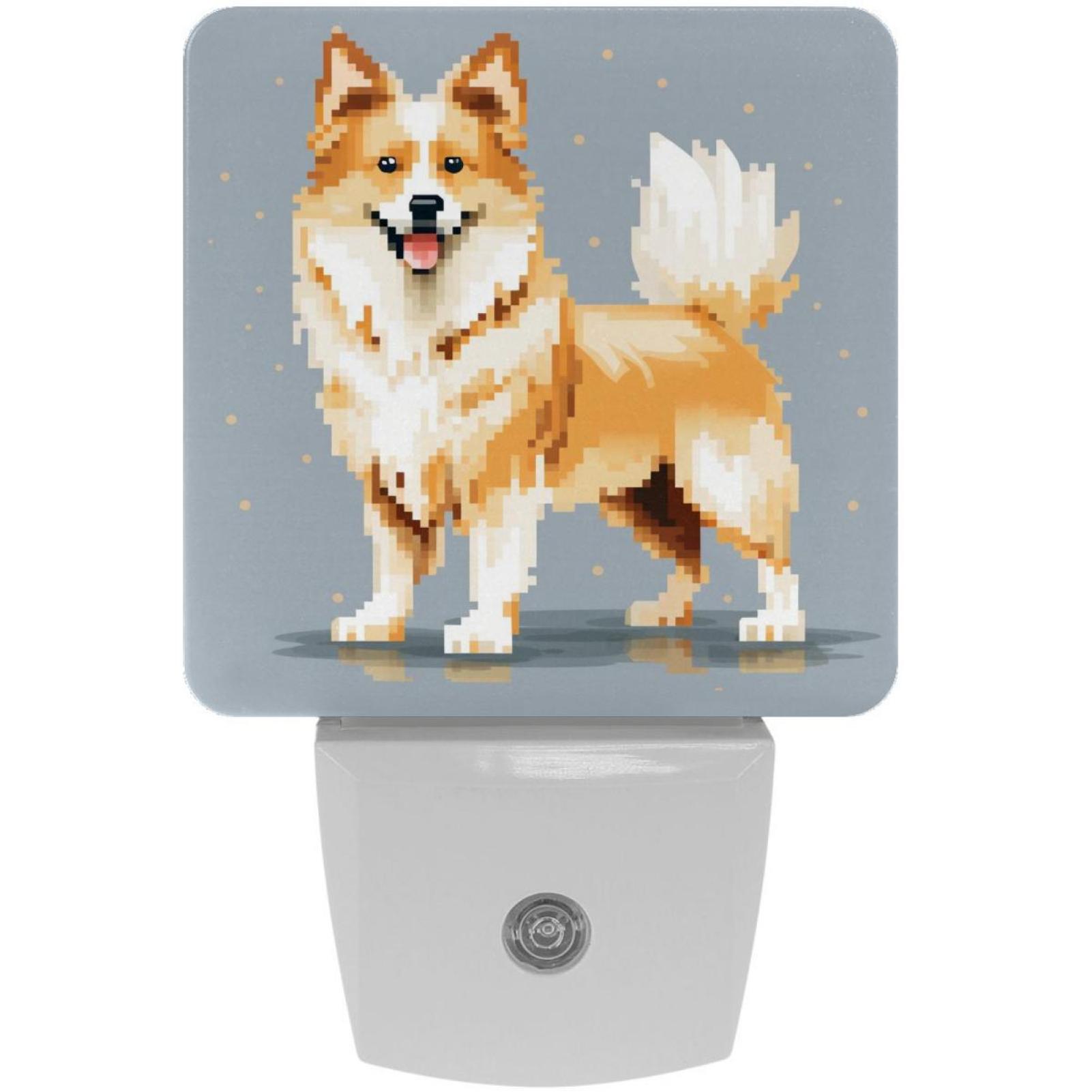 Pixel dog LED Square Night Lights: Energy-Efficient and Stylish ...