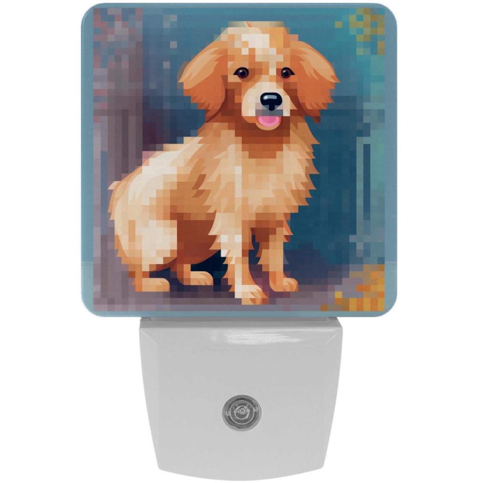 Pixel dog LED Square Night Lights - Modern Design, Energy Efficient ...