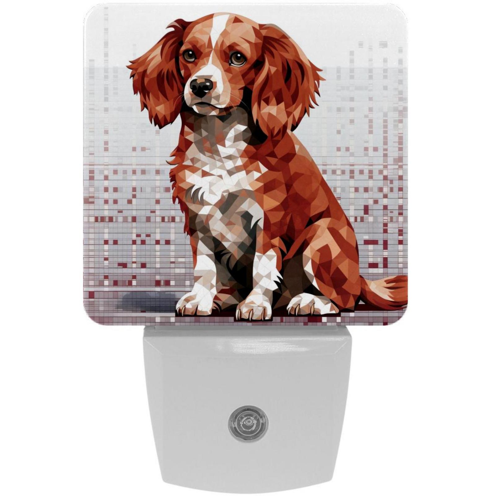 Pixel dog LED Square Night Lights - Small and Bright Illumination for ...