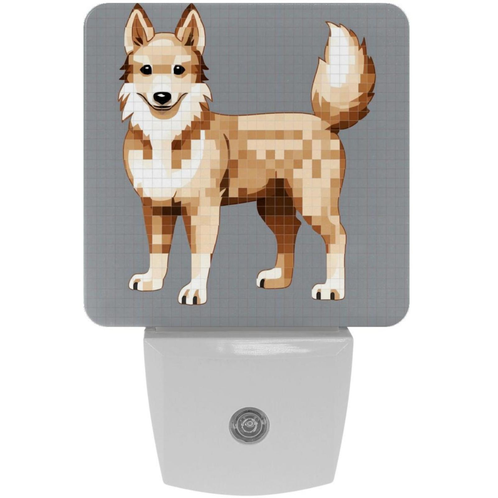Pixel dog LED Square Night Lights - Stylish and Energy-Efficient ...