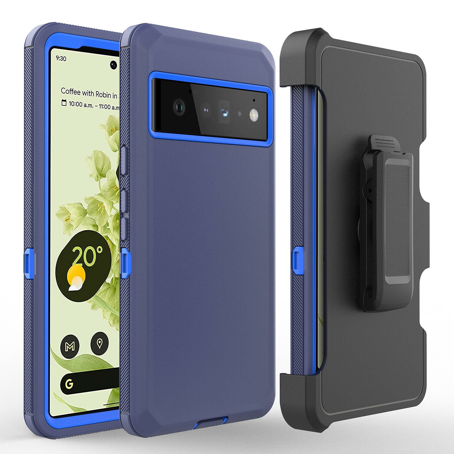 Google Pixel 6 Pro Case - Dual Layer, Full-Body, Rugged, with Screen ...