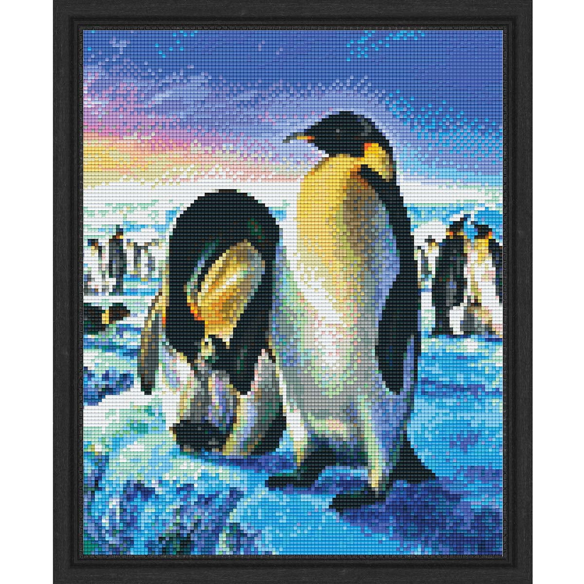 PixelHobby Penguins Kit & Frame Mosaic Art Kit - Walmart.com