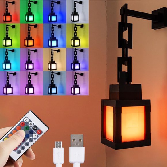 Video Game Lamps for Gaming Rooms and Decor in Vibrant Colors