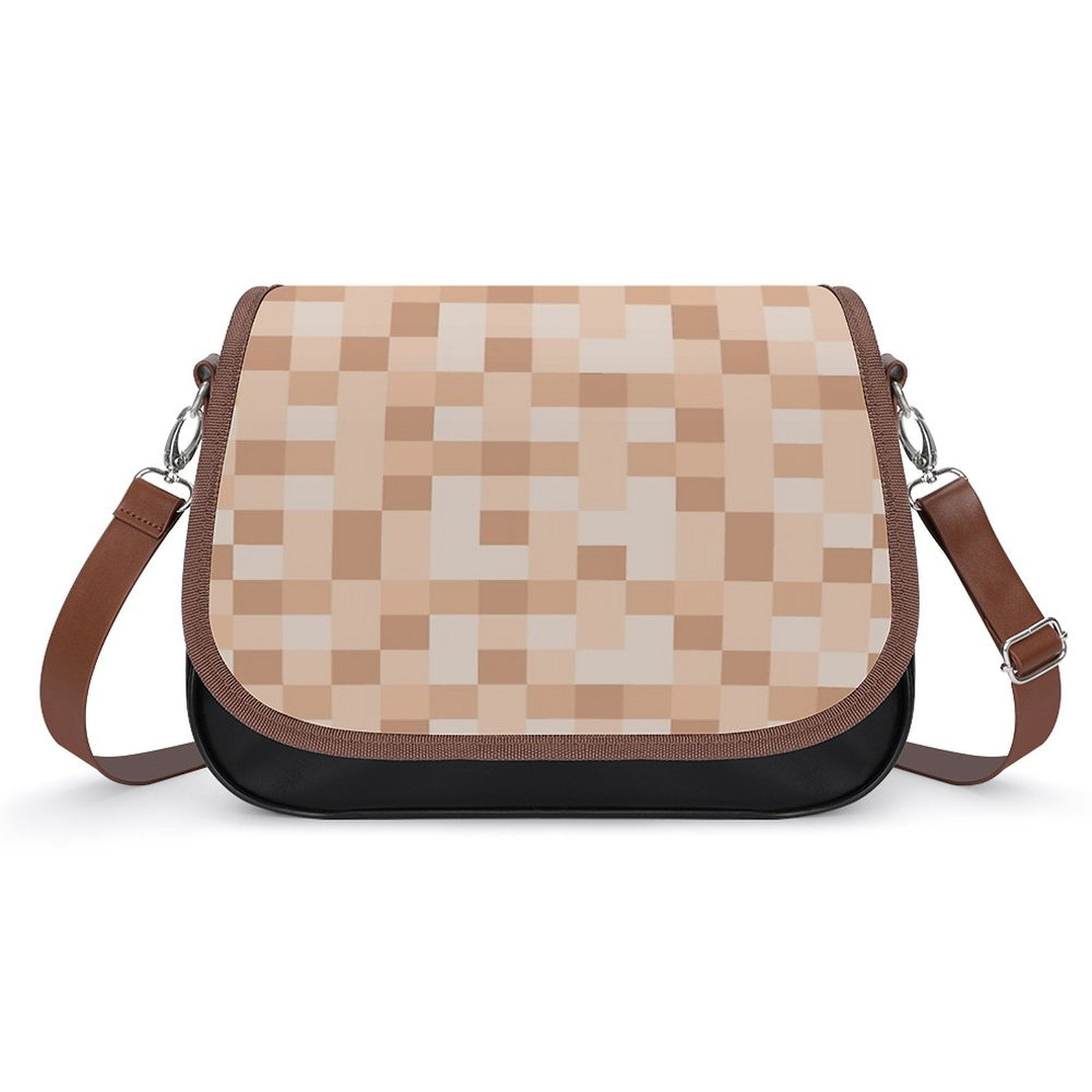 Pixelated Nudity Censored Light Skin Vintage Crossbody Bag for Women ...