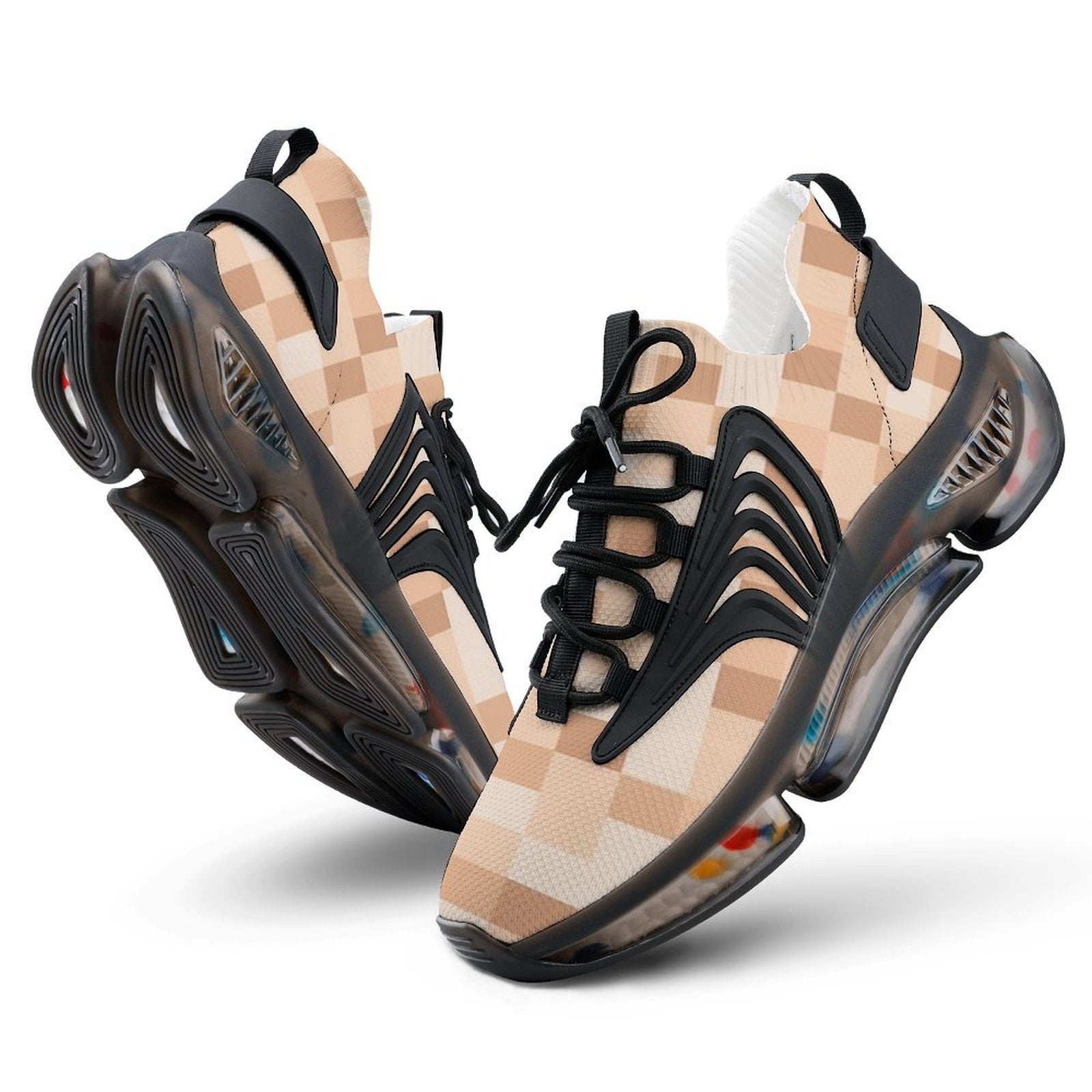 Pixelated Nudity Censored Light Skin Walking Shoes for Men Woman ...