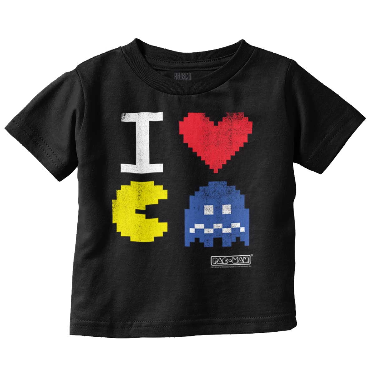 Pixelized Retro Game I Heart PACMAN Toddler Boy Girl T Shirt Infant ...
