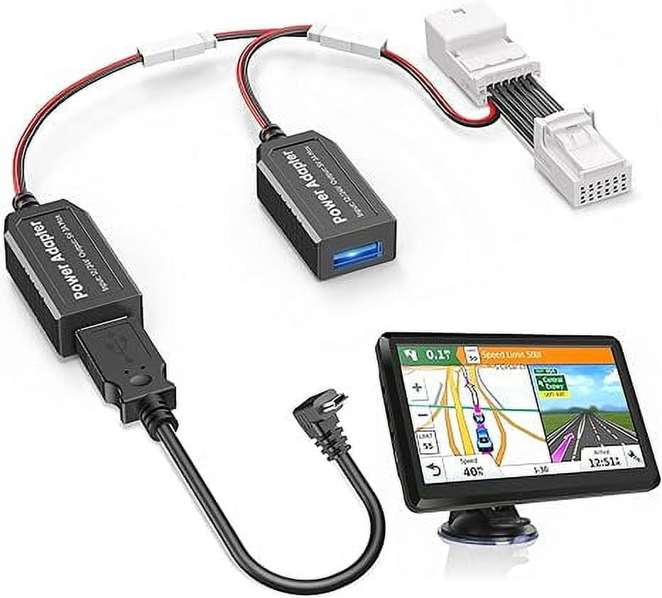 Pixelman GPS Charger Cable Adapter for Garmin(12-pin Type C),Compatible ...