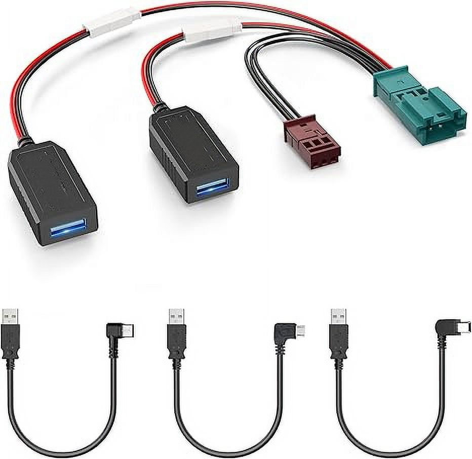 Pixelman GPS DashCam Power Adapter,(3Pin Type F Connector) Mirror ...