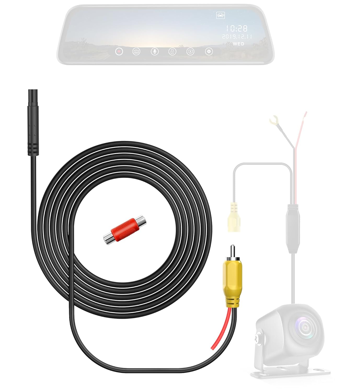 Pixelman RCA Plug to 4PIN Adapter Cable,(4 Ft) Thicker RCA Connector ...