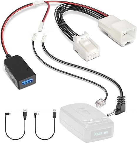 Pixelman Radar Detector Power Cord Adapter,(10Pin Type-H) Compatible ...