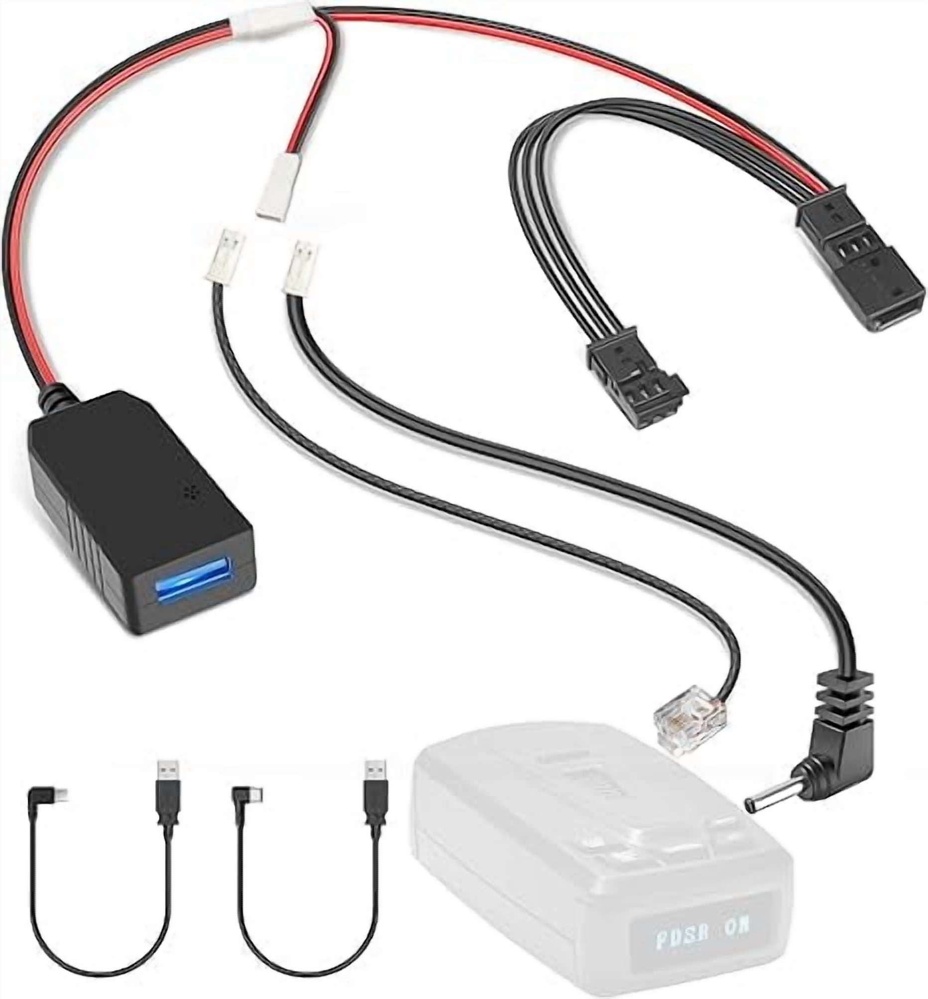 Pixelman Radar Detector Power Cord Adapter,(3Pin Type-C) Compatible ...