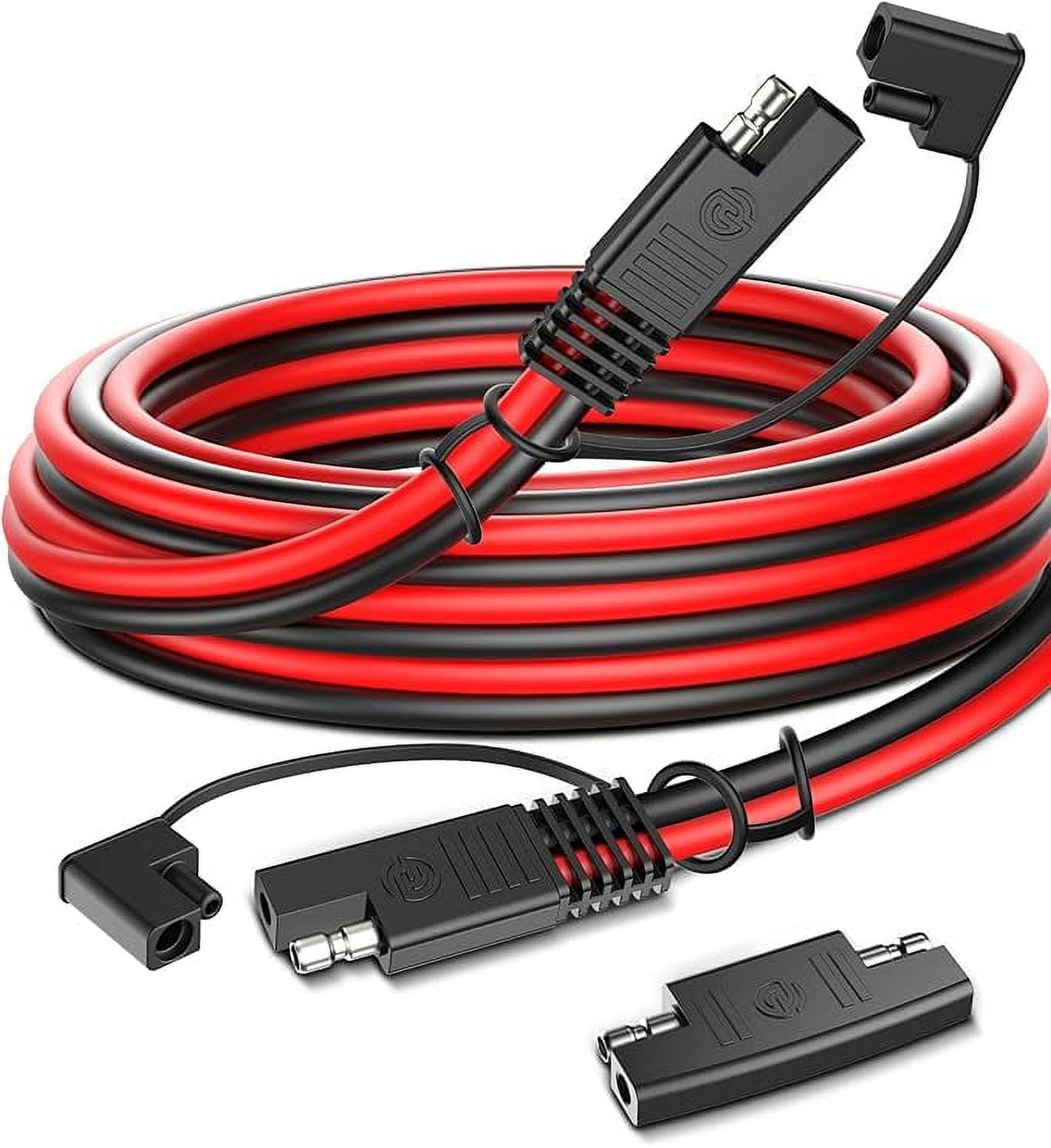 Pixelman SAE Extension Cable,(10AWG-3FT) Advanced Heavy Duty SAE to SAE ...