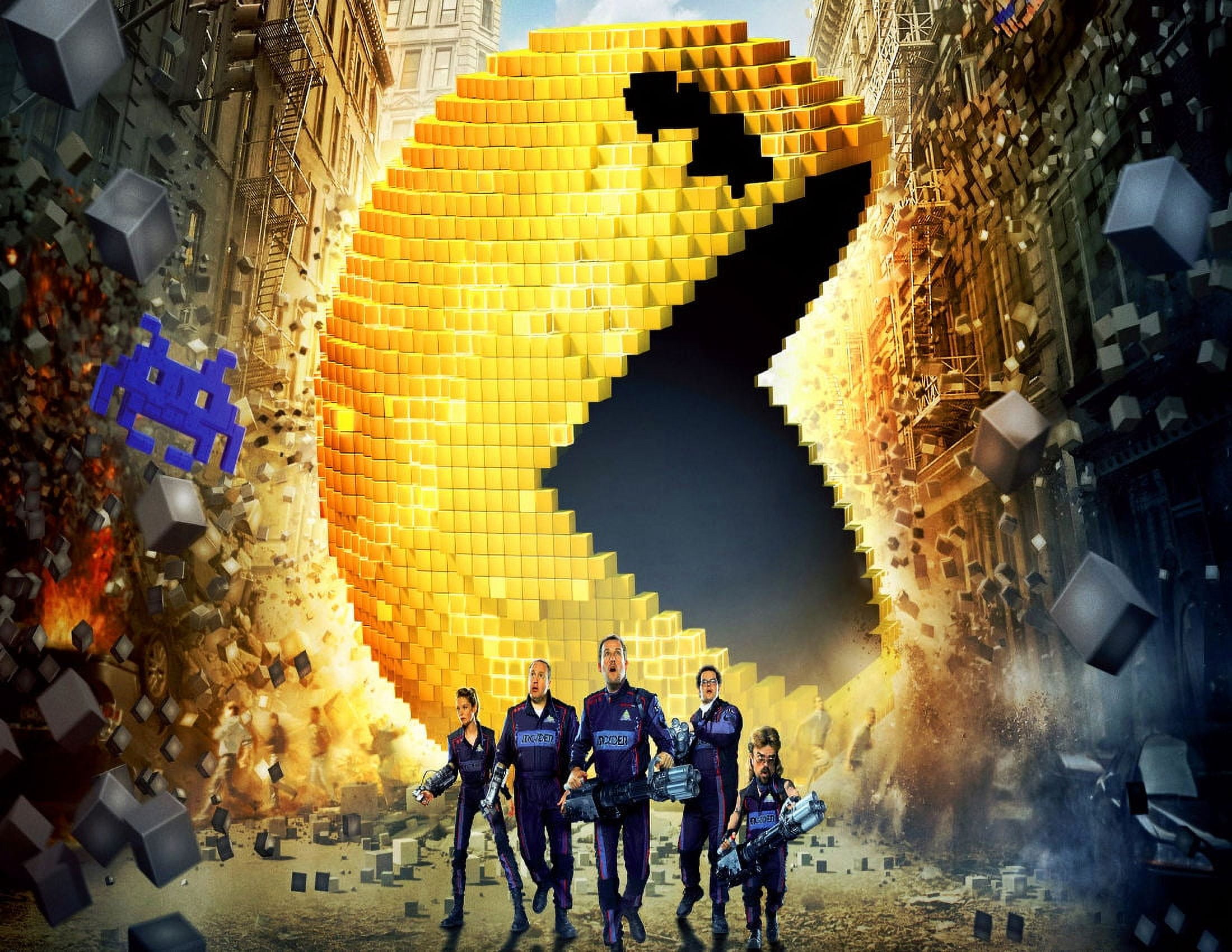 Pixels Movie Pacman Team Edible Cake Topper Image ABPID00026V2 ...