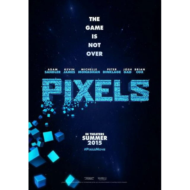 Pixels Movie Poster 24Inx36In Poster Art Poster 24x36 Unframed, Age ...