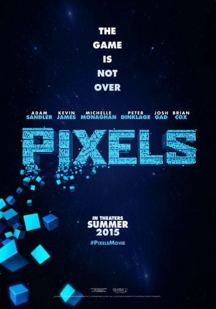 Pixels Movie poster 16x24 Poster Medium Art Poster 16x24 Unframed, Age: Adults Western Graphic ...