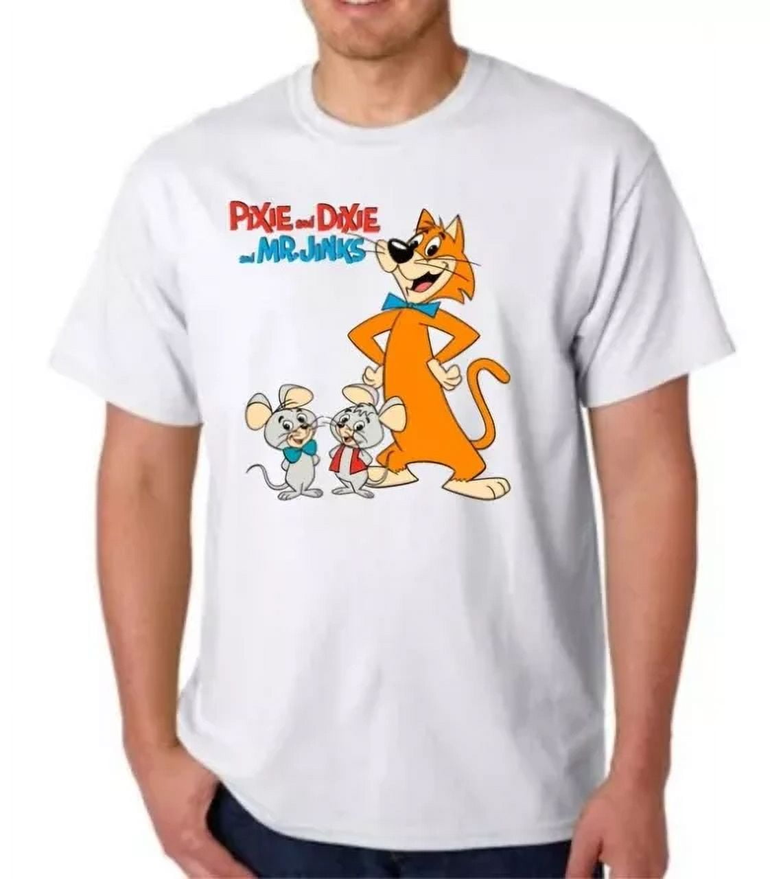 Pixie And Dixie And Mr. Jinks Cartoon T-Shirt Hanna Barbera Cereal Cat ...