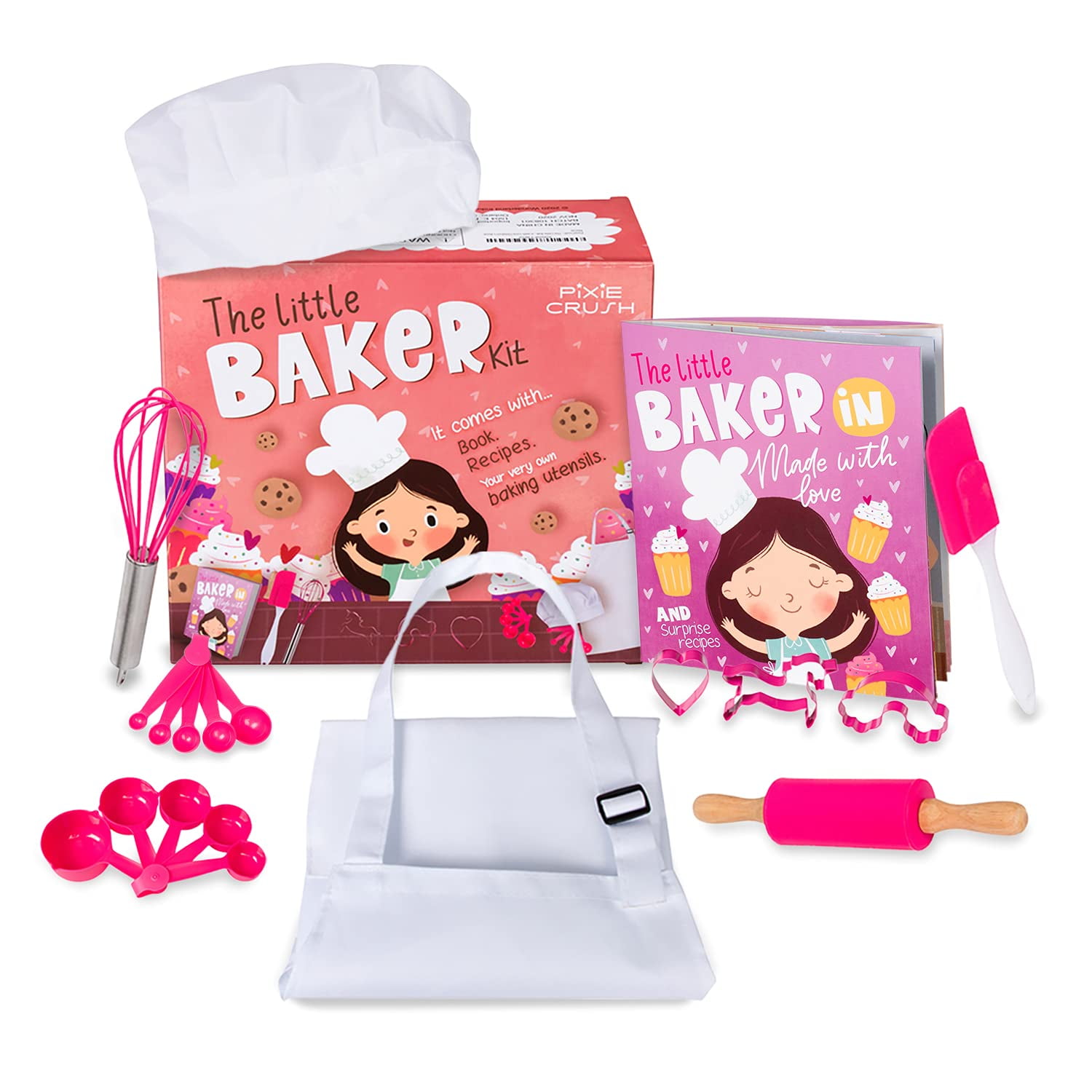 Pixie Crush The Little Baker Kit Mini Baking Set for Kids - DIY Cooking ...