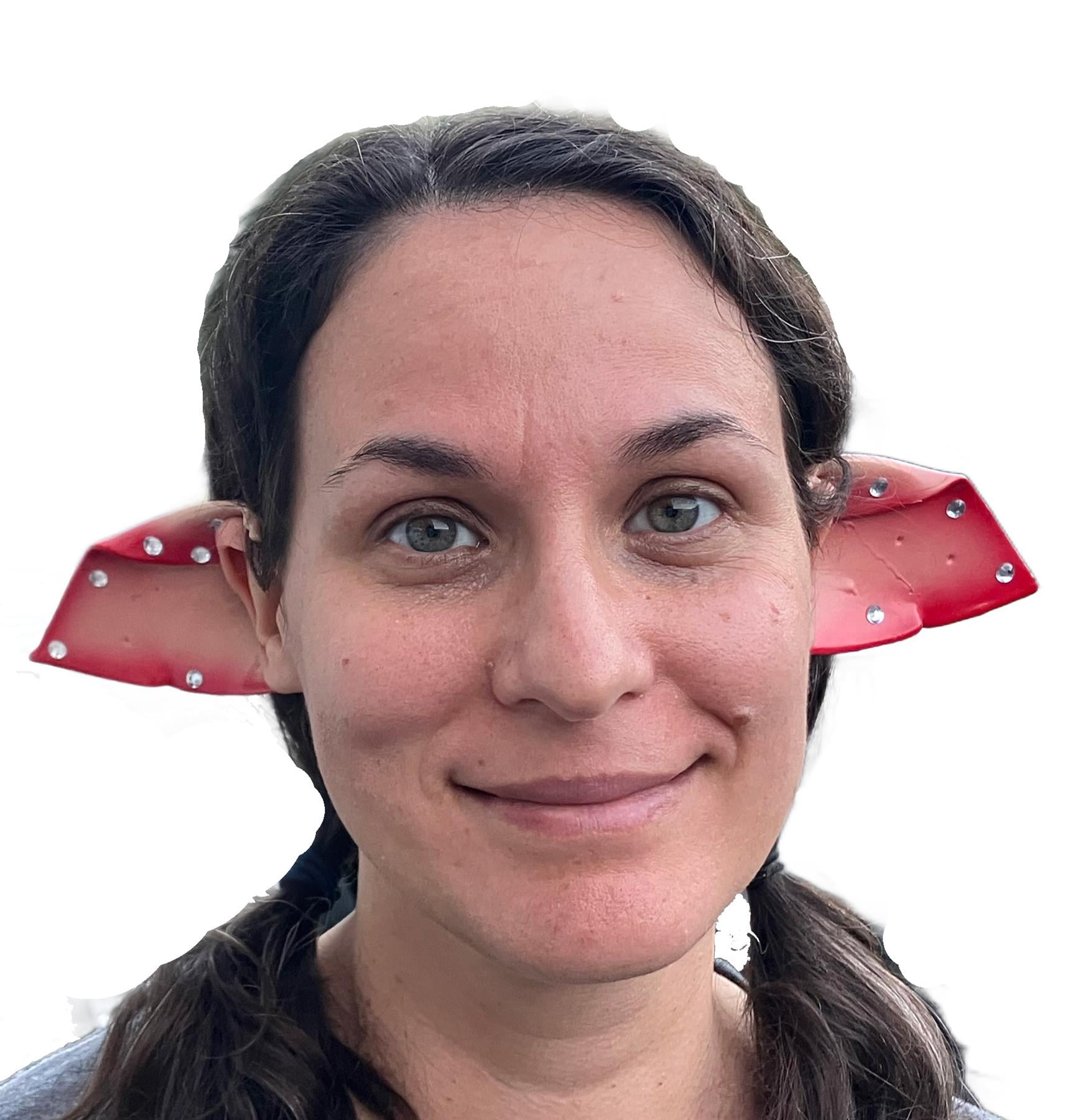 Pixie Ears Flesh/Pink Flexi Halloween Costume Accessory Handcrafted ...