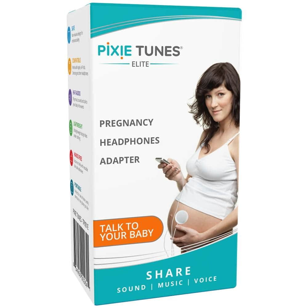Pixie Tunes Elite Baby Bump Headphone & Pregnancy Speaker Adapter ...