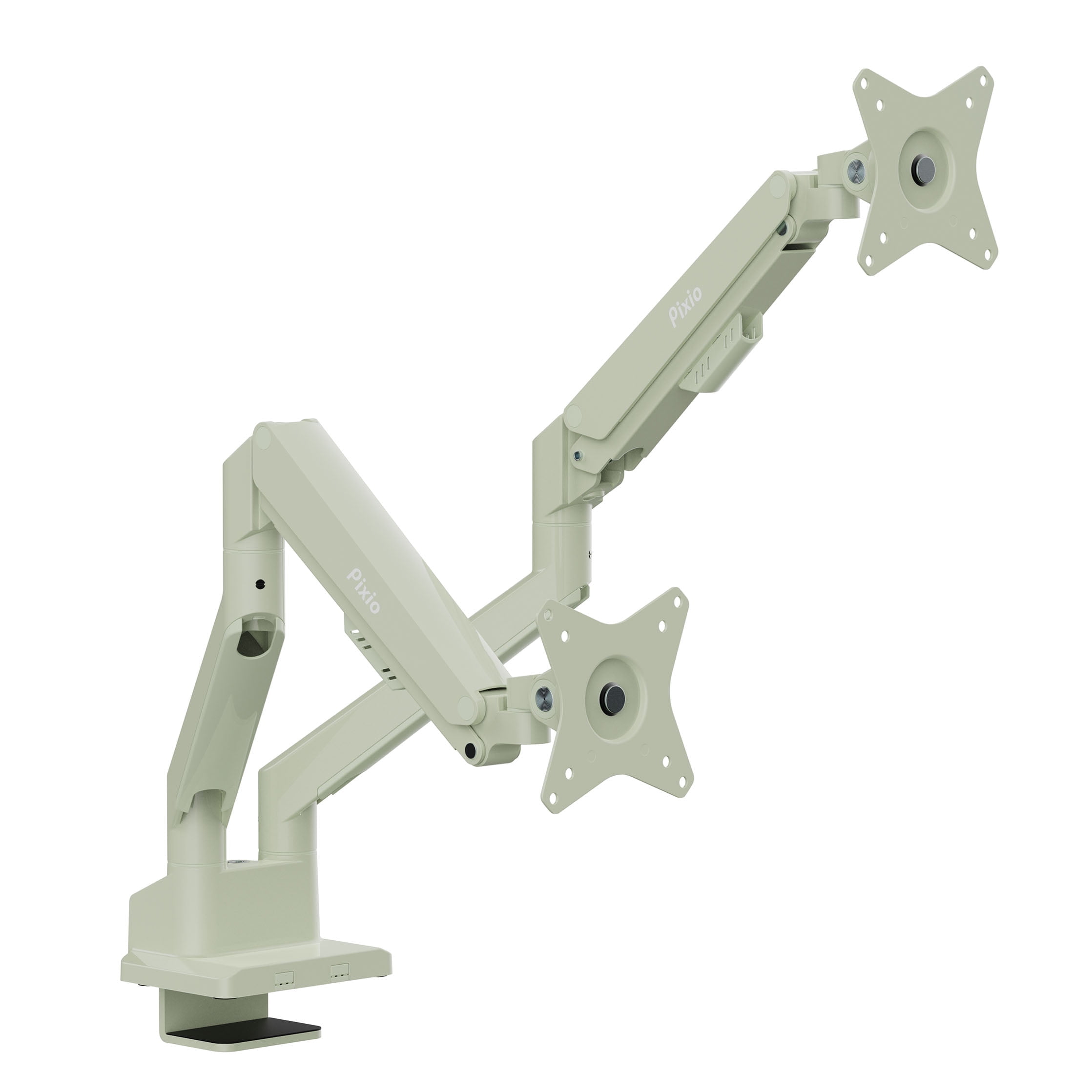 Pixio PS1D Wave Mint Green Dual Monitor Arm Stand Desk Mount - Fits up ...