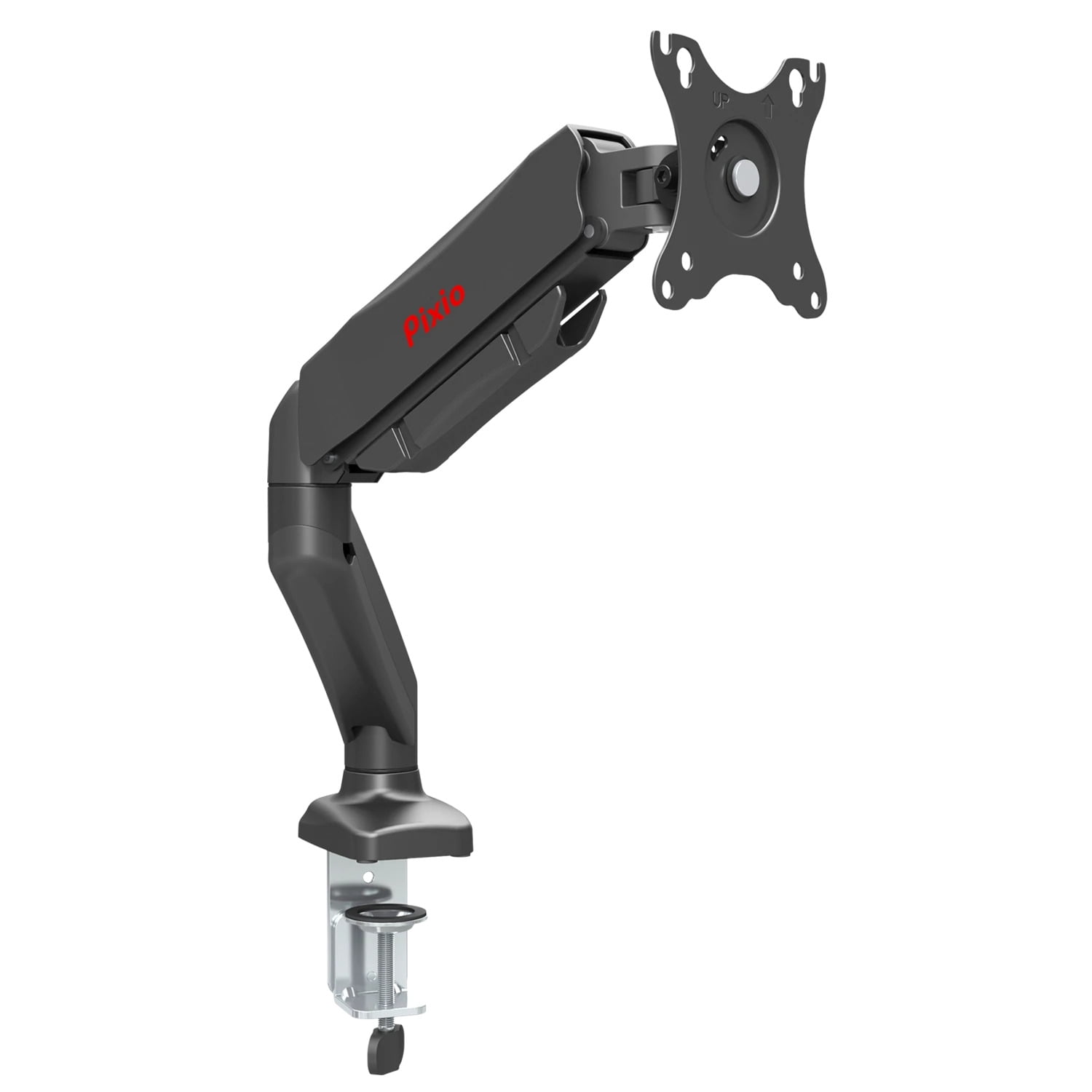 Pixio PS1S Premium Single Monitor Arm, 16-1/8"H x 3-1/2"W x 16-1/8"D ...