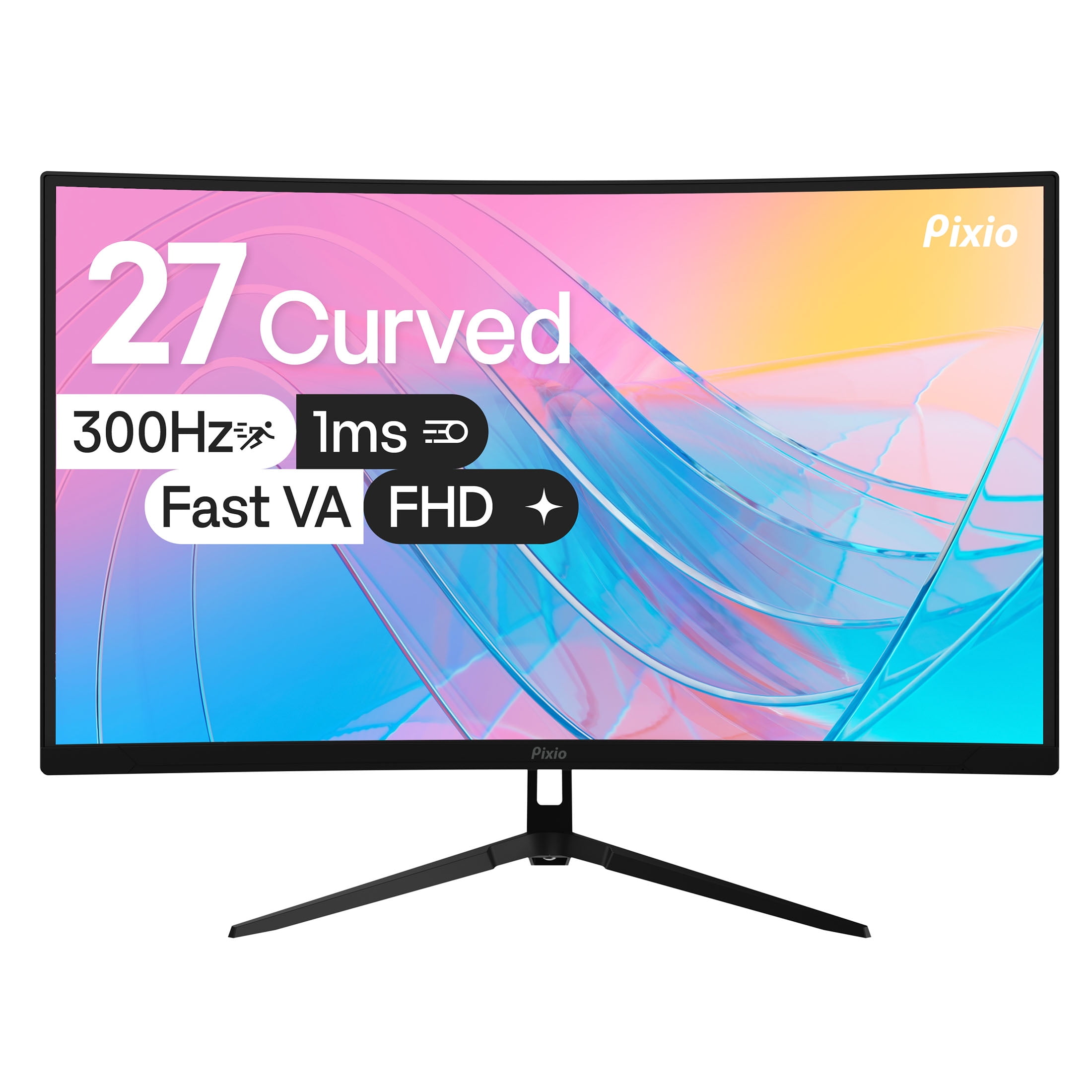 Pixio PXC279 Wave 27 inch 300Hz Refresh Rate FHD 1080p Resolution 1650R ...