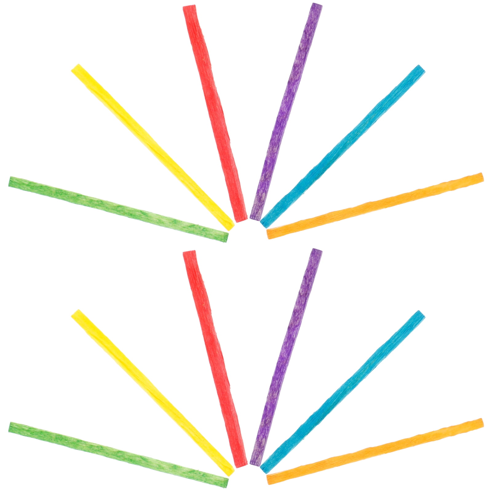 Pixnor 1000 Pcs Colorful Craft Sticks Birthday Party Crafts Craft Match ...