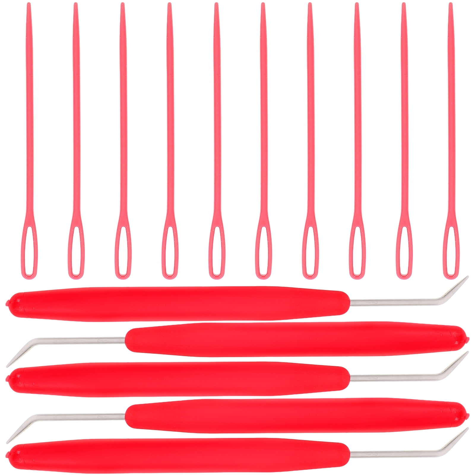 Pixnor 15 Pcs Crochet Needles Knitting Needles Knitting Tools Knitting ...