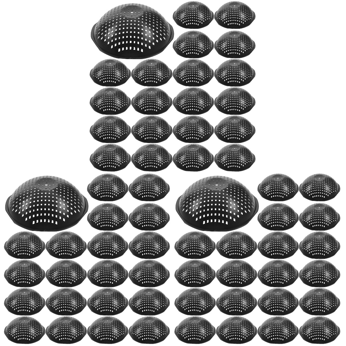 Pixnor 150Pcs Flowerpot Spacer Planter Hole Mesh Pad Flower Pot ...