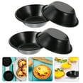 Pixnor 4Pcs Non-stick Mini Pie Pans, 3 inch Round Deep Pie Dish for ...