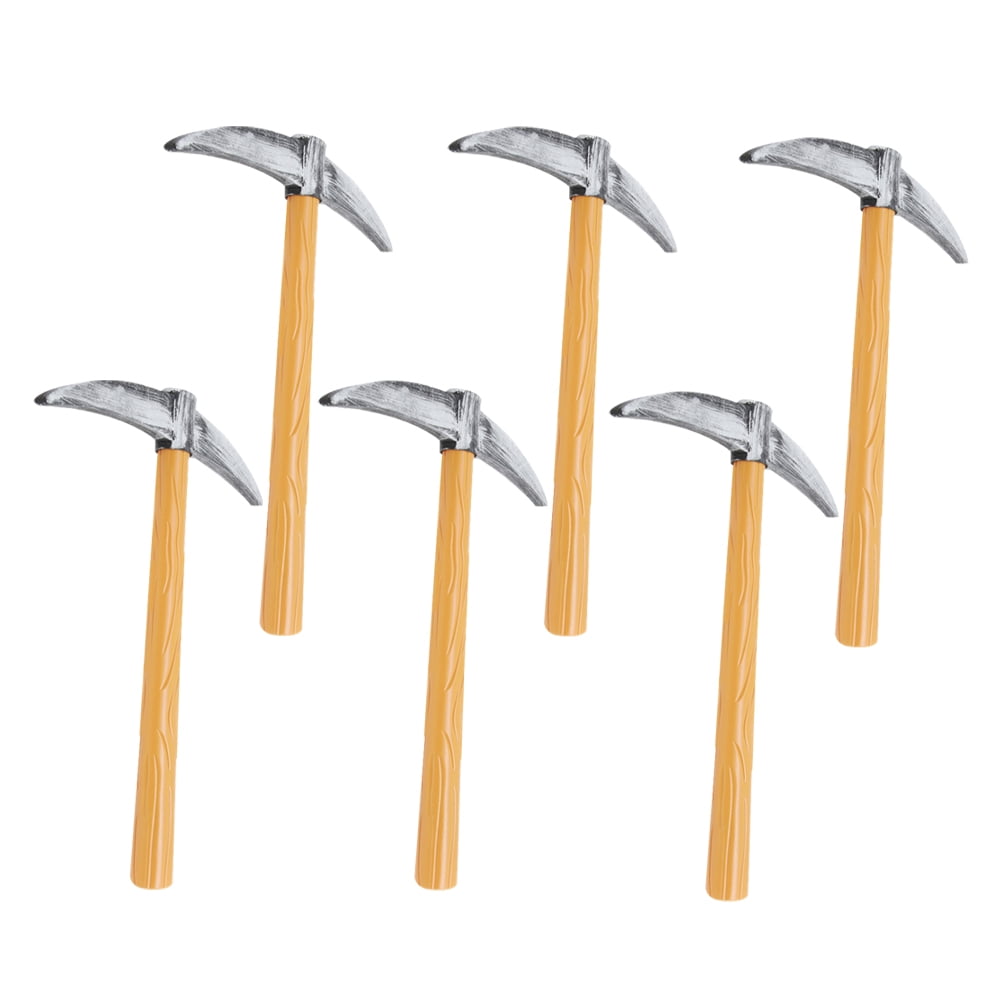 Pixnor 6 Pcs Pickaxe Shovel The Hatchet Pickaxe Photo Prop Dwarf ...