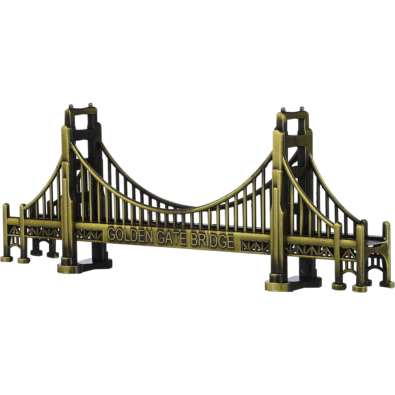 Pixnor Bridge Model Decor Alloy Architecture Model Compact Statue ...