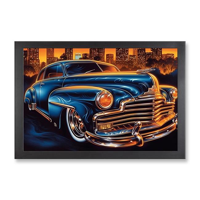 PixoBee 73534 - Framed Print 'Blue Lowrider Chevrolet Fleetline ...
