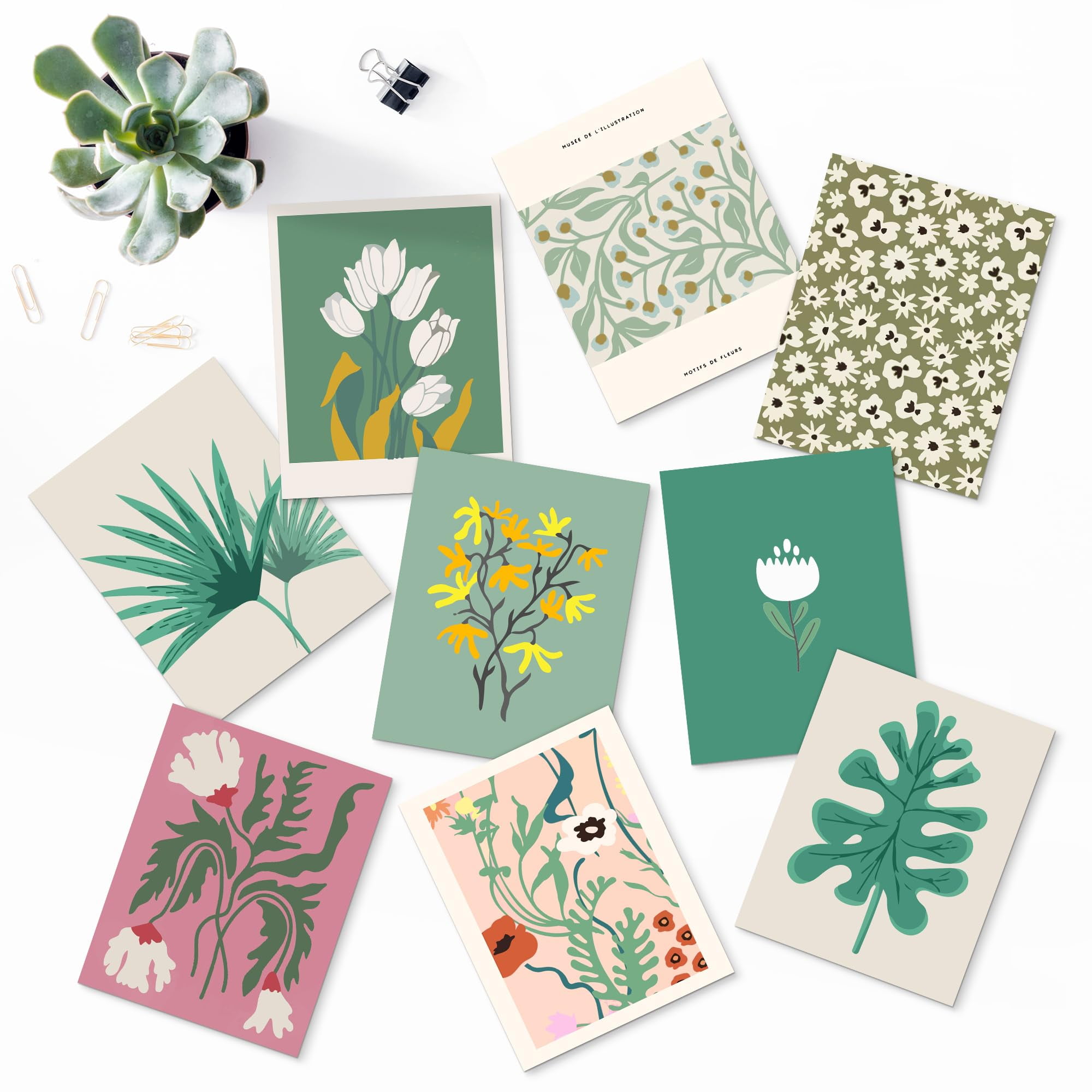 PixonSign Adhesive Canvas Print Wall Art Set - Jungle Plant Tropical ...