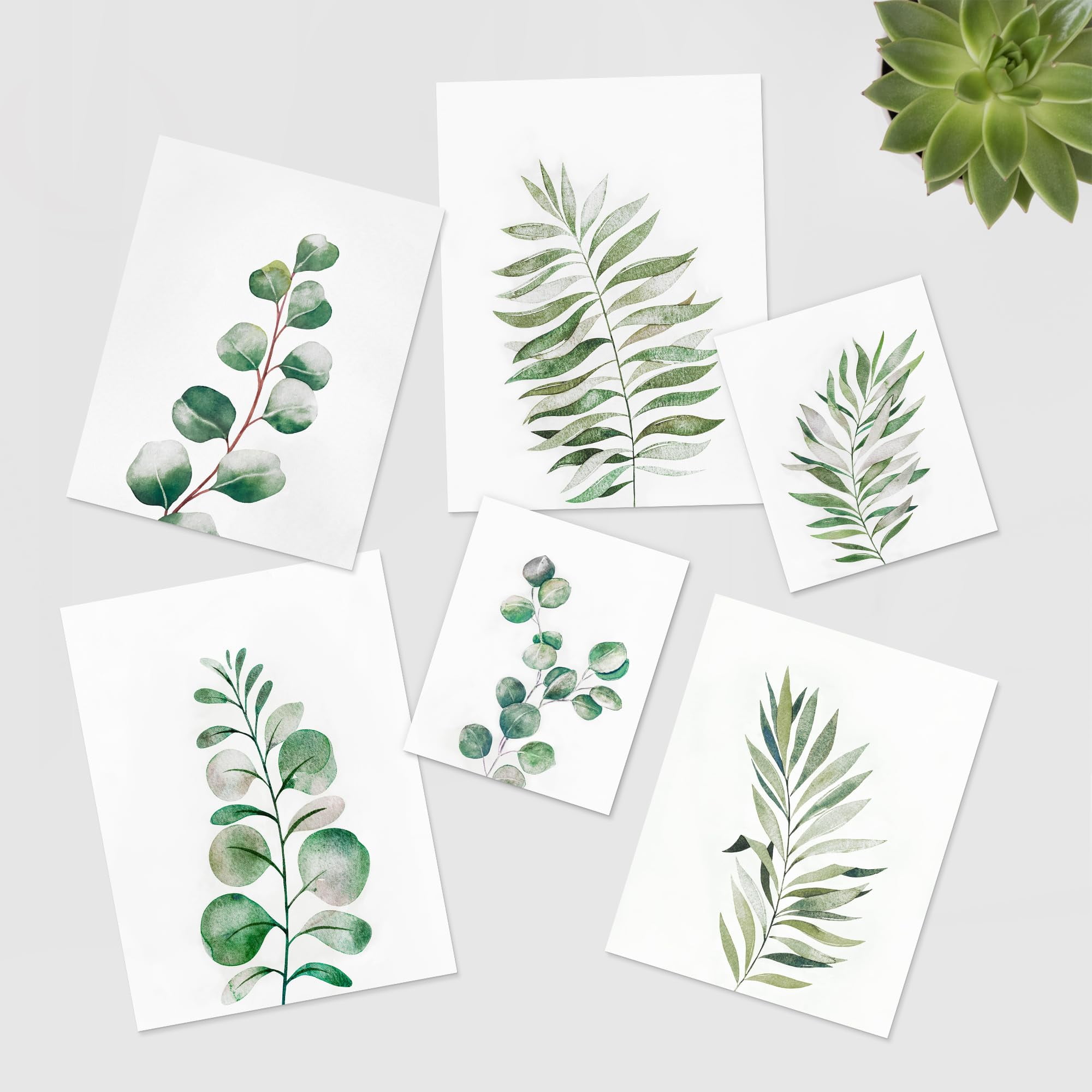 PixonSign Adhesive Canvas Print Wall Art Set - Summer Bush Branches ...