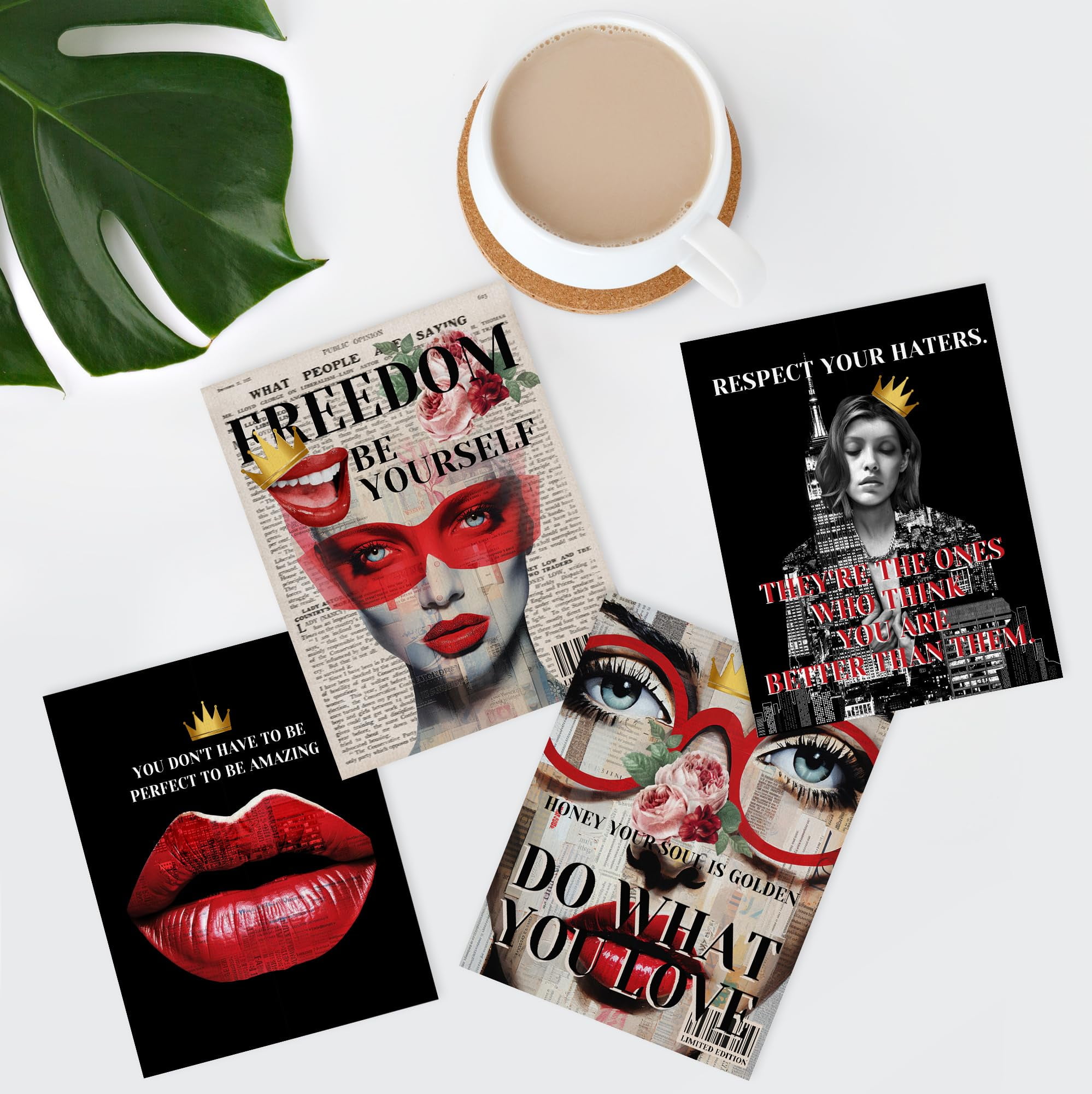 PixonSign Adhesive Wall Art Empowerment and Self-Love Bold Typography ...