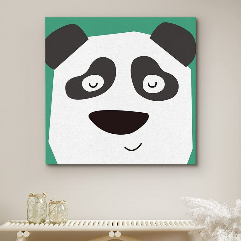 panda wall print