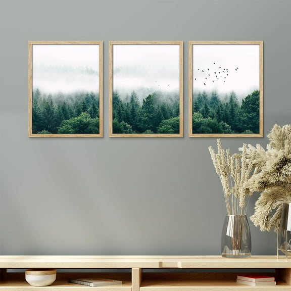 Autumn Landscape Printable Wall Art, Vintage Rustic Wall Art ...