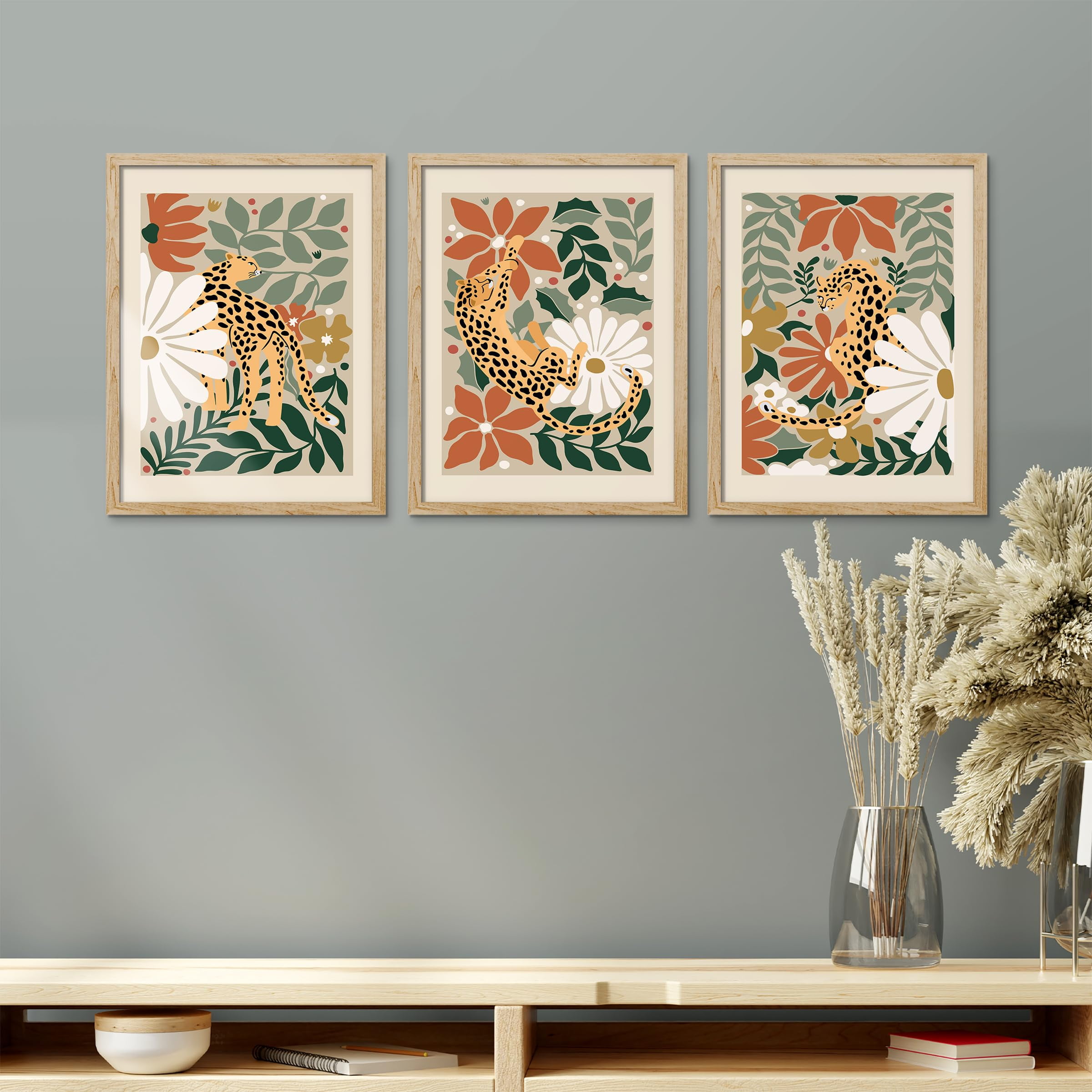 PixonSign Framed Canvas Print Wall Art Set - Tropical Island Hawaiian ...