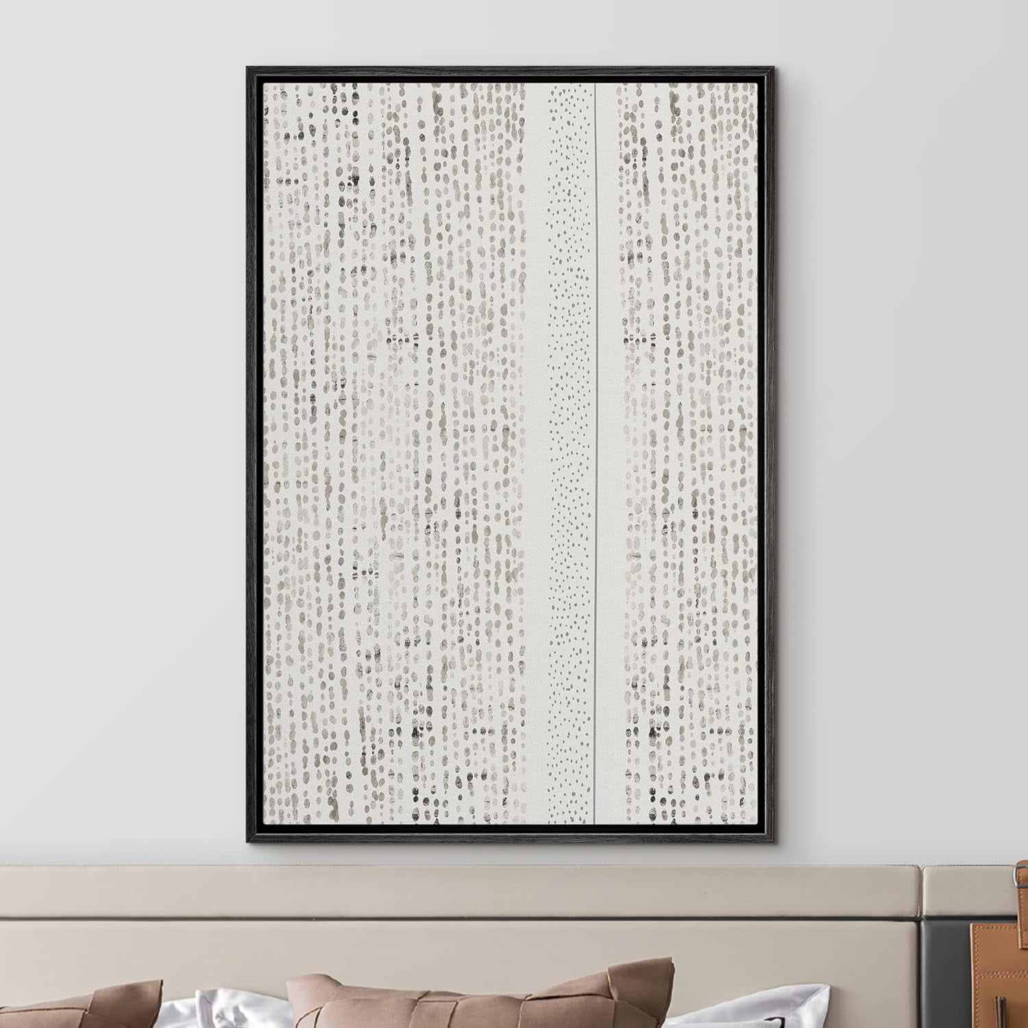 PixonSign Framed Wall Art Black & White Grunge Line Art Landscape ...