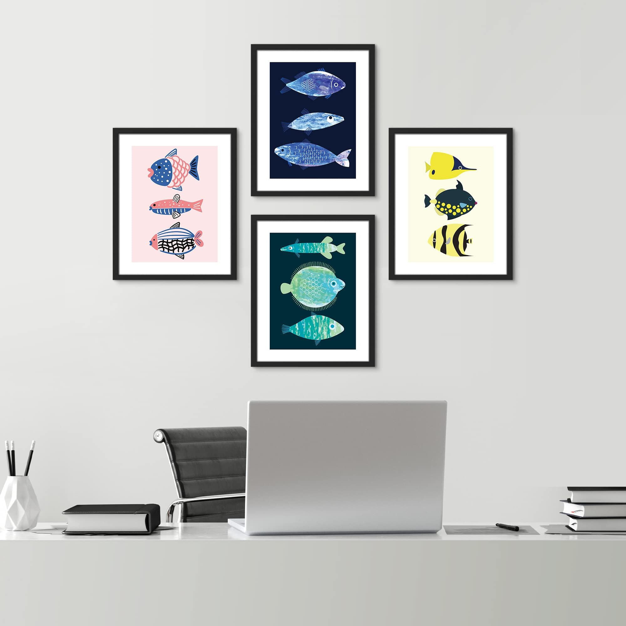 PixonSign Framed Wall Art Colorful Children's Nursery Room Decor ...