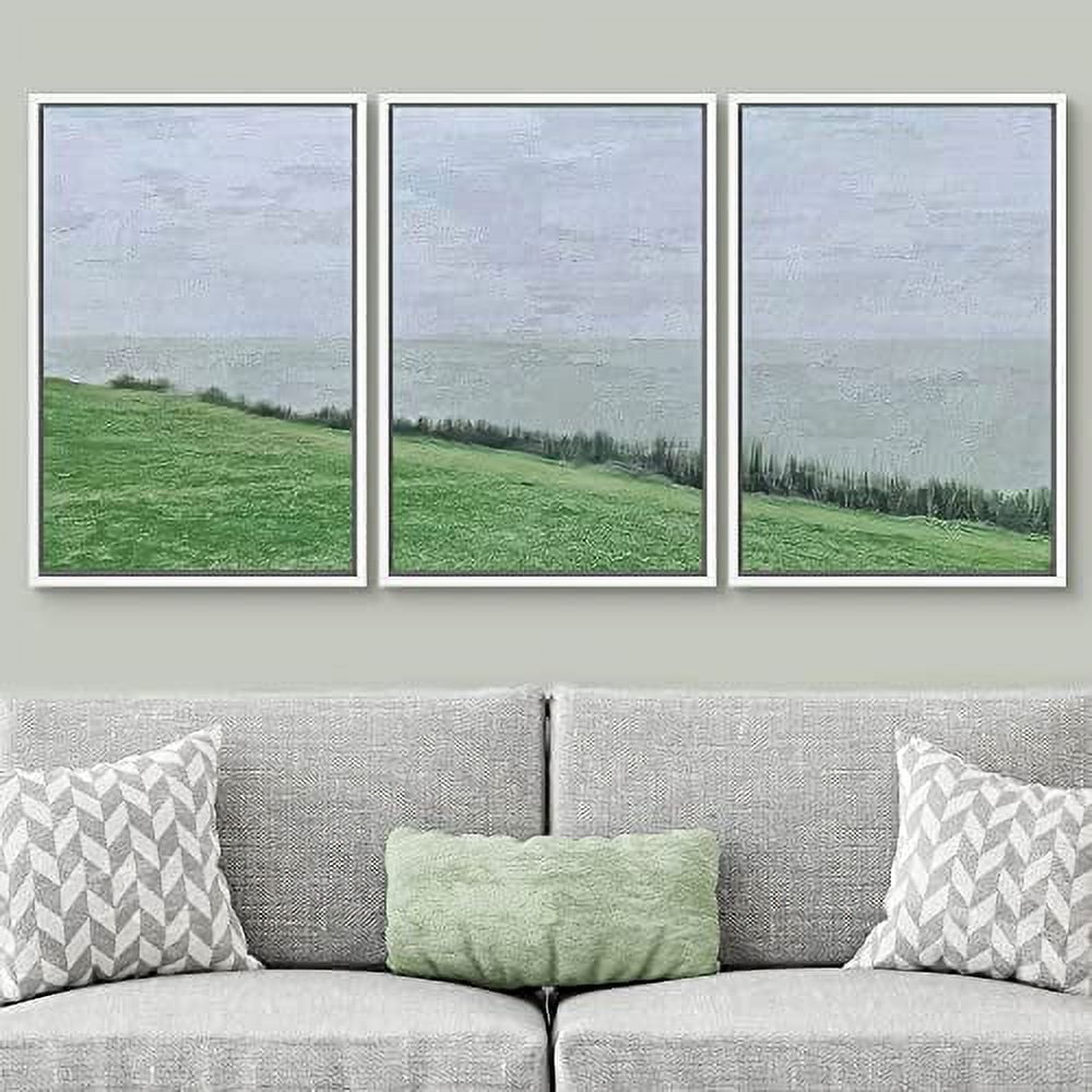PixonSign Framed Wall Art Set Country Farmhouse Pasture Field Nature ...