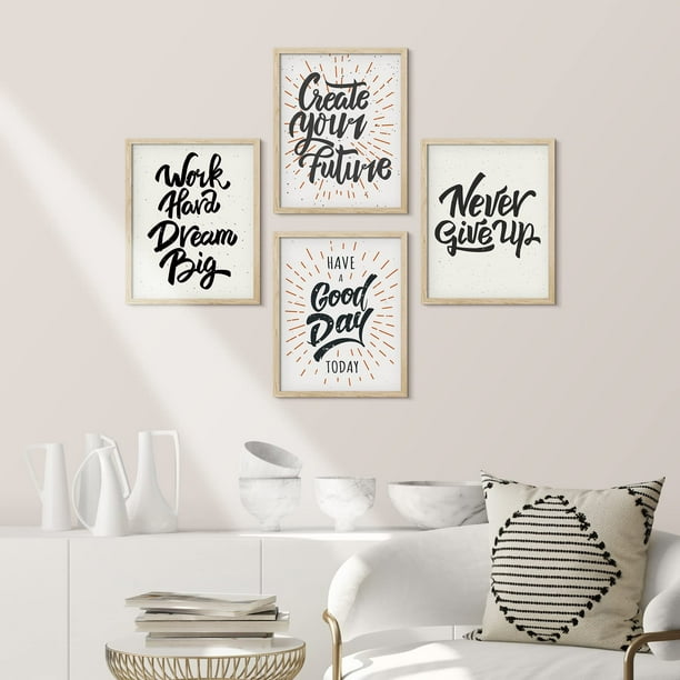 typography wall art