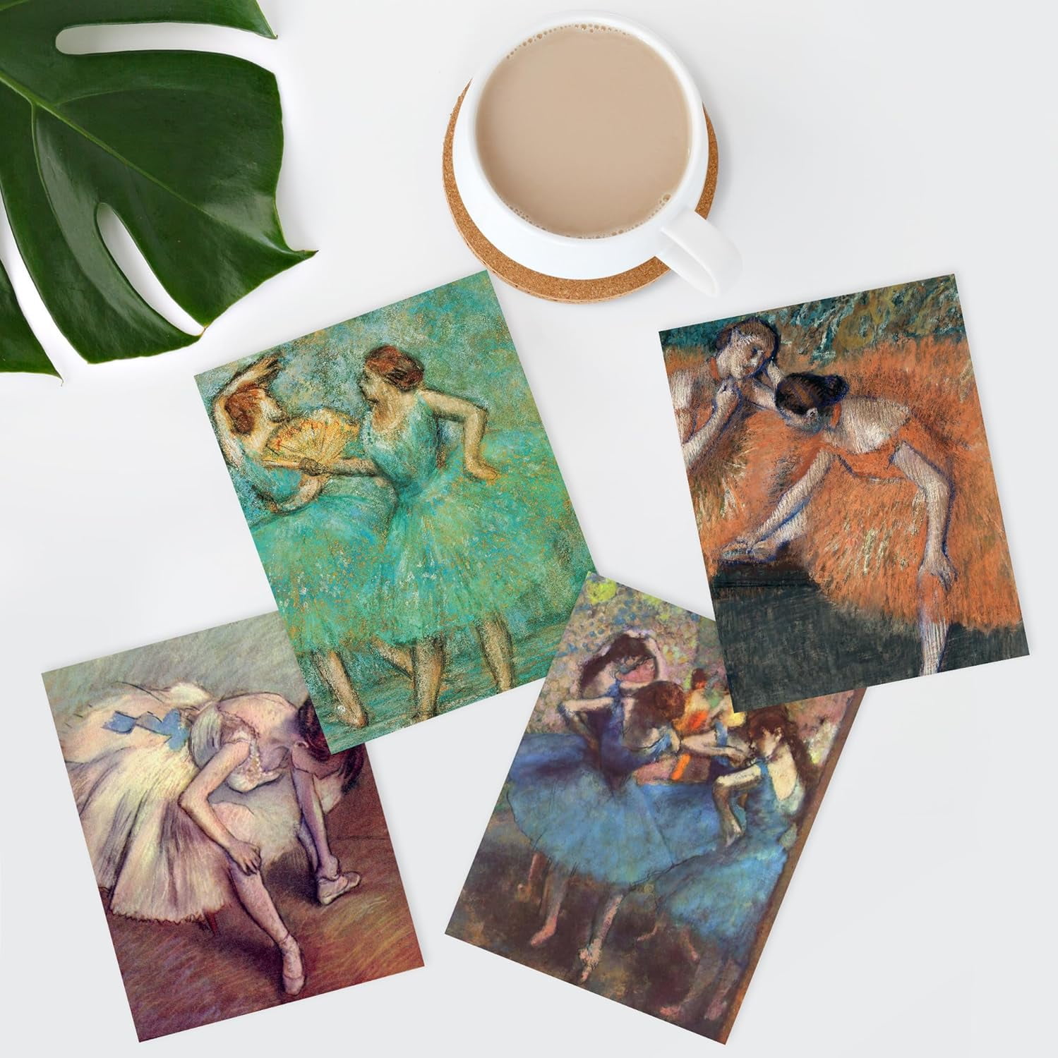 PixonSign Vintage Chic Adhesive Wall Art Degas Ballet Dancers ...