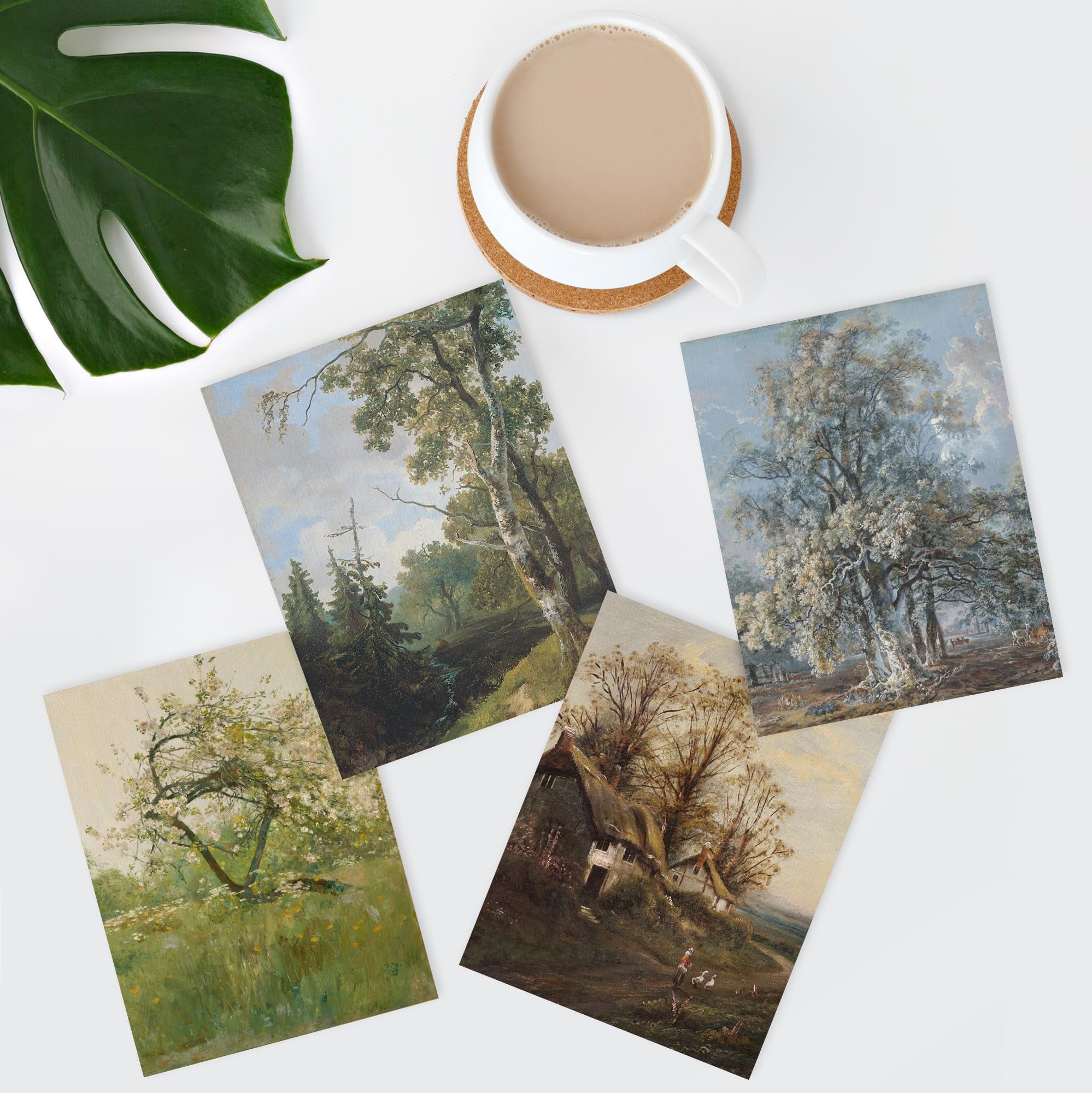 PixonSign Vintage Orchard and Countryside Scenes Adhesive Canvas Poster ...