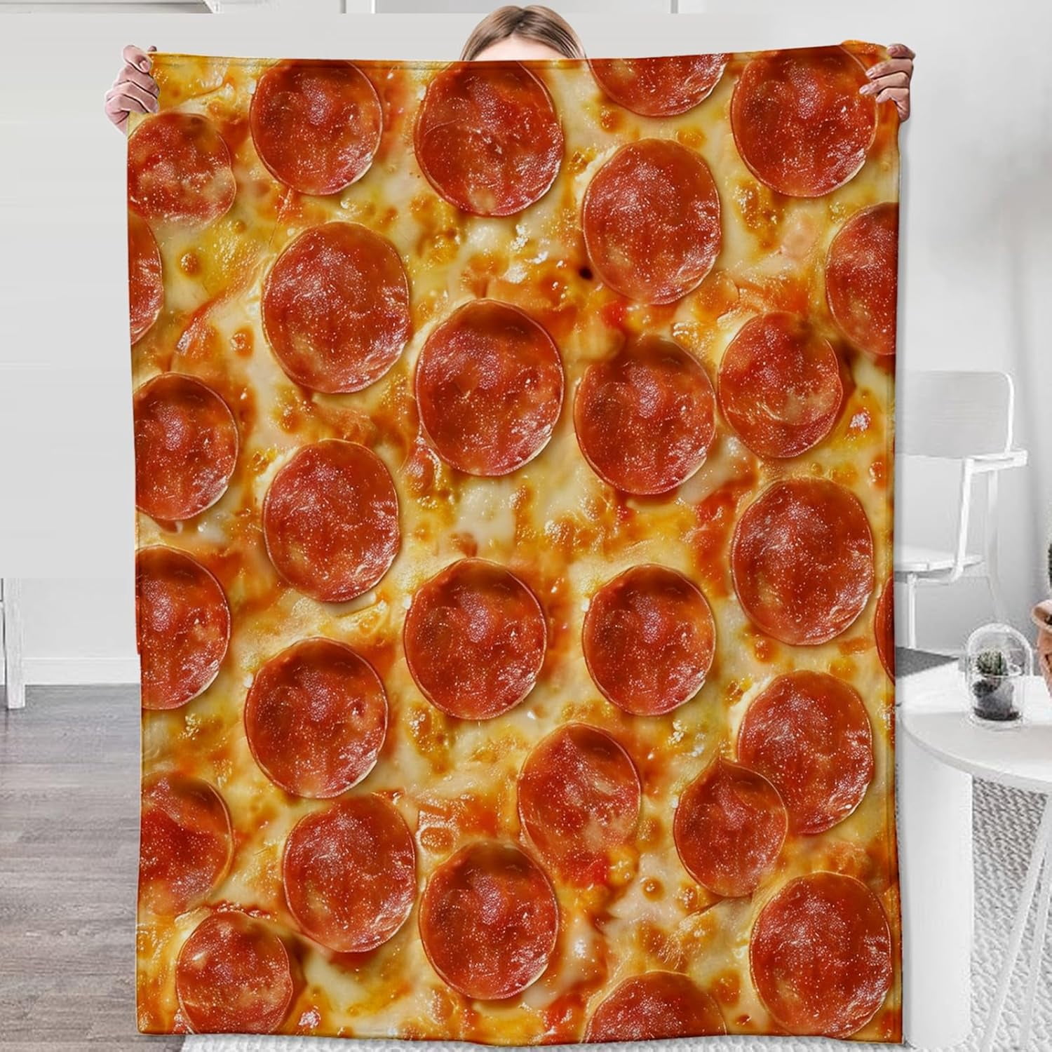 Pizza Blanket for Adult Kids, Pizza Gifts Pizza Flannel Throw Blanket ...