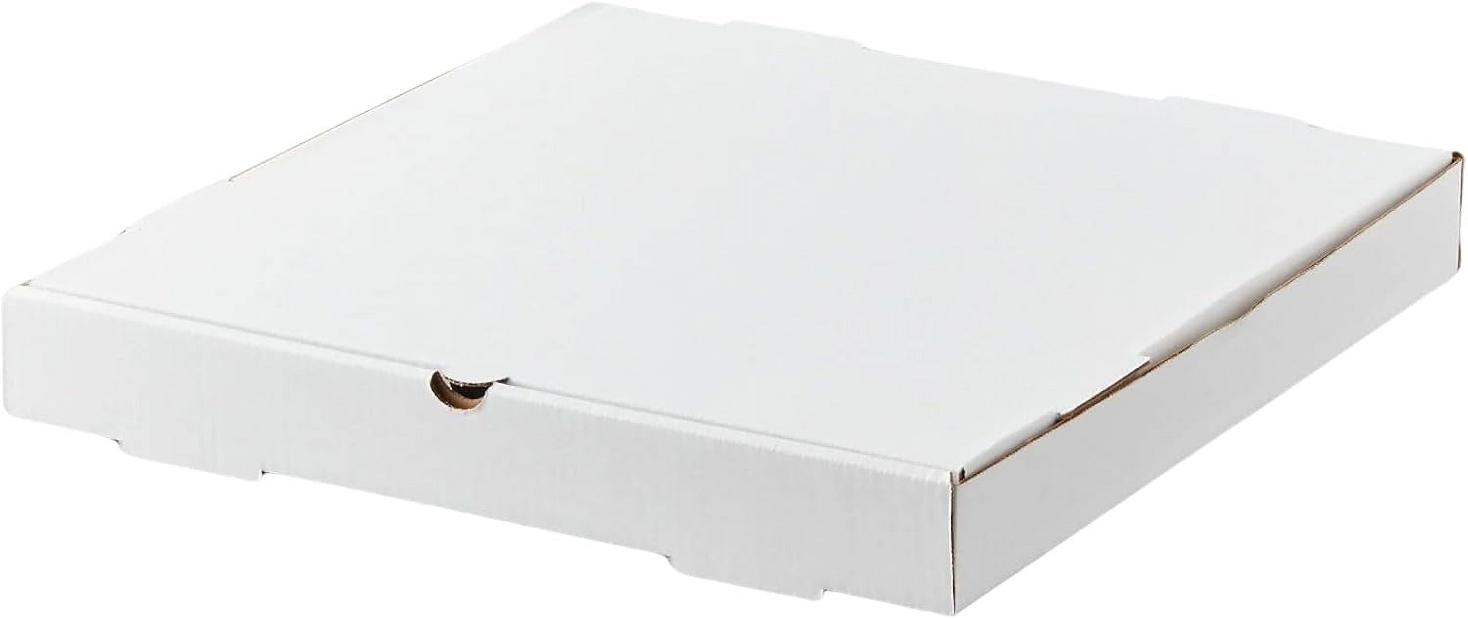 Pizza Boxes 10" x 10" Corrugated Plain White Pizza Boxes (Case of 50 ...