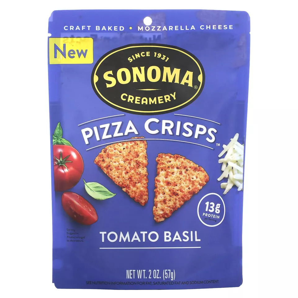 Pizza Crisps, Tomato Basil, 2 oz (57 g) - Walmart.com